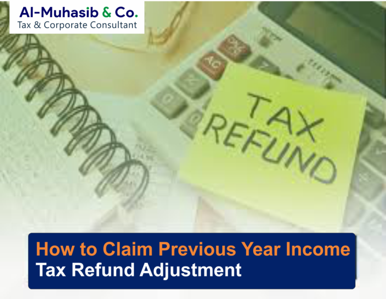 How to Adjust Previous Year Income Tax Refund - Al-Muhasib & Co.